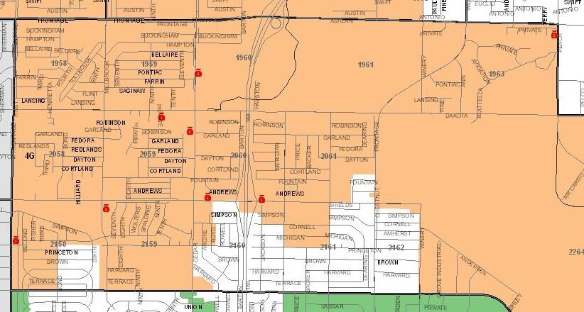 14 day vehicle burglary maps. (Fresno Police Department) | Nextdoor